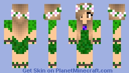 Dryad Girl Magic Series (1) Minecraft Skin