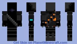 Black Ops 3 Spectre skin Minecraft Skin