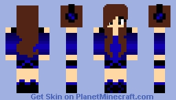 DJ Girl Minecraft Skin