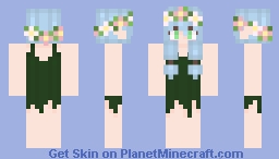Flower Crown Elf 🌺 Halloween Minecraft Skin