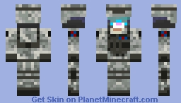 Army Cat Minecraft Skin