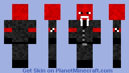Red Skull Minecraft Skin