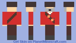 tf2 Soldier Minecraft Skin