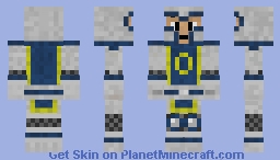 Stormwind Guard (Open Visor) Minecraft Skin
