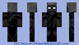 Withered Steve Minecraft Skin