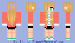 Cute School Girl Minecraft Skin