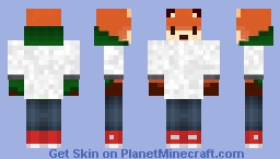Fox gamer dude Minecraft Skin