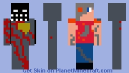 Cyborg/human/ghost/demon Minecraft Skin