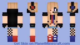Blue 'n' Red Gamer Minecraft Skin