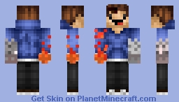 RED/BLUE WOOFLES Minecraft Skin