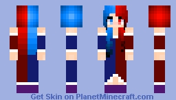 Fire and Ice Minecraft Skin