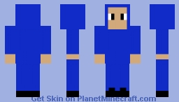 Blue Sheep Man Minecraft Skin