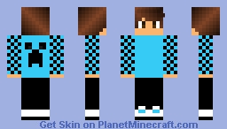 Cyan Boy Minecraft Skin
