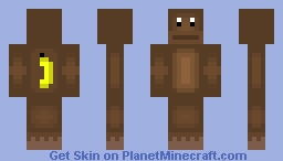 (Derpy) Monkey Minecraft Skin