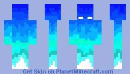 Blue Fire Minecraft Skin
