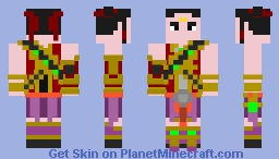 Smite Ne Zha Minecraft Skin