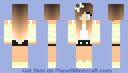 COOL YELLOW GIRL Minecraft Skin