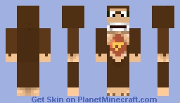 Donkey Kong ( originally made by me ) Minecraft Skin