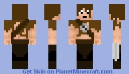 Human barbarian Minecraft Skin
