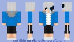 Sans | Undertale [Human Vers.] Minecraft Skin