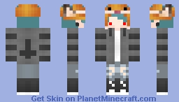 Blue anime boy Minecraft Skin