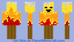 Torch Minecraft Skin