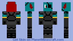 Undyne Minecraft Skin