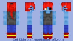 Undyne ~ Undertale Minecraft Skin