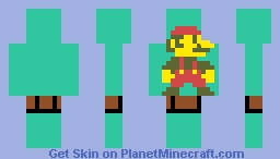 8 bit mario Minecraft Skin