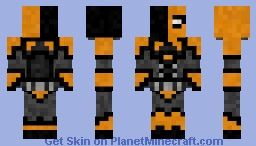 Deathstroke (Removable Helmet) Minecraft Skin