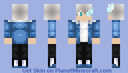 sans human Minecraft Skin
