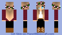 Fall Girl Minecraft Skin