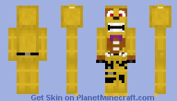 Adventure Nightmare Fredbear Minecraft Skin