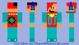 DJ Blue Minecraft Skin