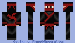 Red Ninja Dragon Minecraft Skin