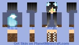 Blue Wolf Minecraft Skin