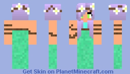 Cute Spring Girl Minecraft Skin