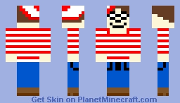 Where's Waldo? Here he is! Minecraft Skin