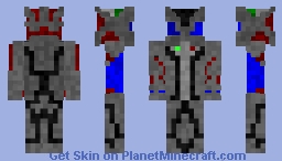 Alien Cyborg Minecraft Skin