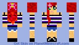 Purple spring dress Minecraft Skin