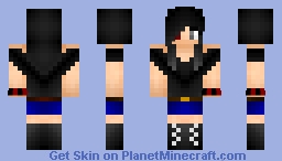 Dark Girl II Minecraft Skin