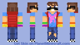 Dem 80's Trends Doe (Retro Skin Contest) Minecraft Skin