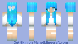 Kawaii Water Goddess :3 Minecraft Skin