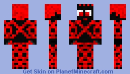 The red X Minecraft Skin
