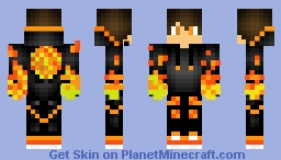 Cool Fire skin Minecraft Skin