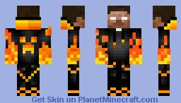 fire hoodie Minecraft Skin