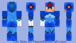 Megaman X (Character) Minecraft Skin