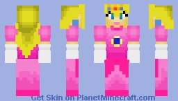 Princess Peach By - LavenderSkyYT Minecraft Skin