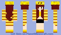 Blaze Girl Minecraft Skin