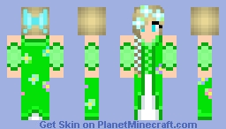 Green girl Minecraft Skin